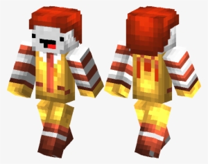 Minecraft Ronald Mcdonald Skin - Free Transparent PNG Download - PNGkey