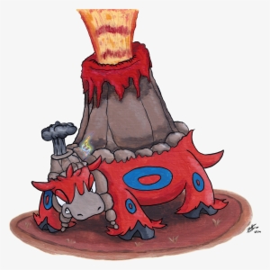 Mega Camerupt 2 - Free Transparent PNG Download - PNGkey