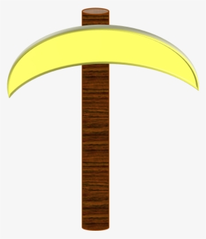 Gold Pickaxe - Gold Pickaxe Item Minecraft - Free Transparent PNG ...