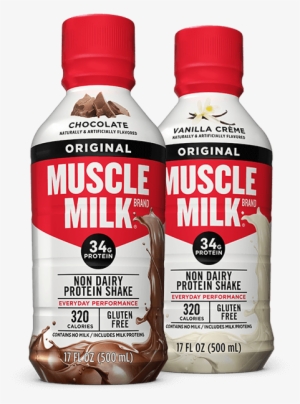 Muscle Millk Original Rtd Cover - Muscle Milk - Free Transparent PNG ...
