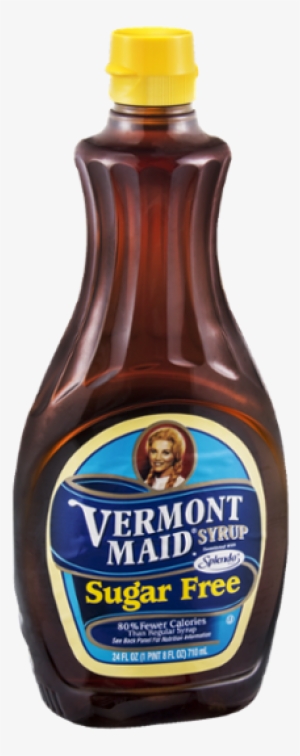 Vermont Maid Sugar Free Syrup - 24 Fl Oz Bottle - Free Transparent PNG ...