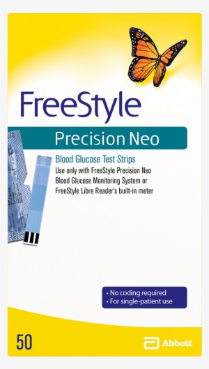 Freestyle Precision Neo Blood Glucose Test Strips, - Freestyle Optium ...