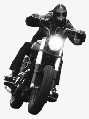 Plague Doctor Riding Motorcycle - Motorcycle - Free Transparent PNG ...