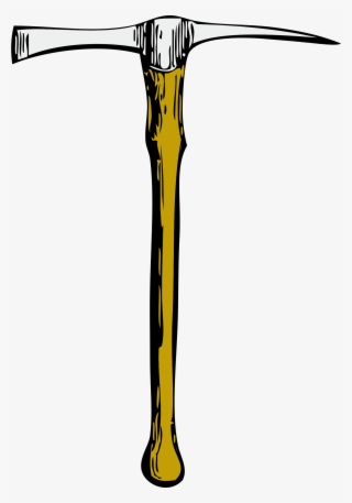 Pickaxe Clip Art - Drawing Of A Pickaxe - Free Transparent PNG Download ...