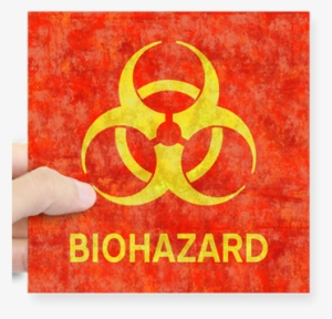 Distressed Biohazard Symbol Sticker - Biohazard Symbol Deviantart ...