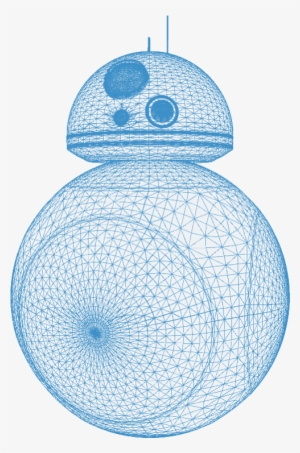Bb8 Wireframe - Free Transparent PNG Download - PNGkey