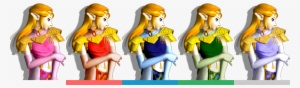 Zelda Palette - Super Smash Bros Melee Zelda Color - Free Transparent ...