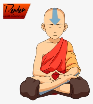 Aang Png Hd - Aang Meditating Png - Free Transparent PNG Download - PNGkey