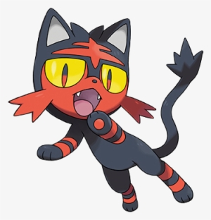 Litten - Pokemon Pixel Art Litten - Free Transparent PNG Download - PNGkey