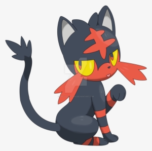 Litten - Pokemon Pixel Art Litten - Free Transparent PNG Download - PNGkey