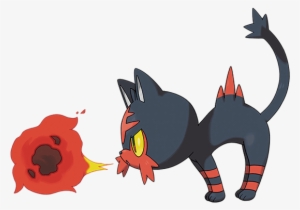 Litten - Pokemon Pixel Art Litten - Free Transparent PNG Download - PNGkey