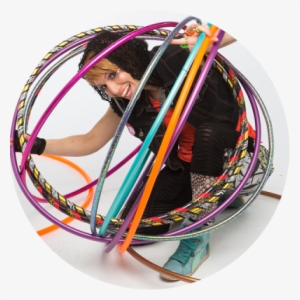 Donna Sparx Inside A Hula Hoop Bubble - Hula Hoop - Free Transparent ...