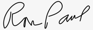 Ron Paul Signature - Free Transparent PNG Download - PNGkey