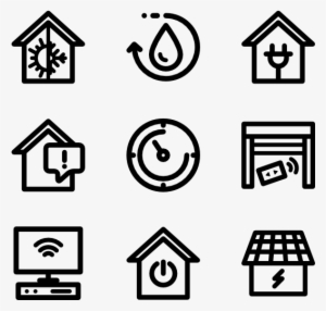 Linear Smart Home - Object Icons - Free Transparent PNG Download - PNGkey