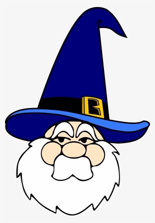 Wizard In Blue Hat Clipart Png For Web - Free Transparent PNG Download ...