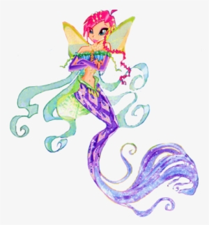 Tecna Mermaid - Winx Club Tecna Mermaidix - Free Transparent PNG ...