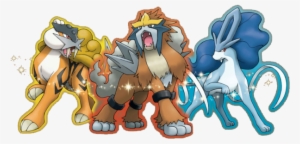 Suicune, Raikou Und Entei - Legendary Beasts Pokemon - Free Transparent ...