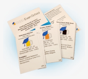 Beer Exam School Flashcards, Beer Styles Set - Brochure - Free ...