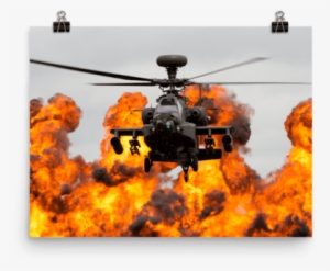 Apache Helicopter Putting On A Display - Boeing Ah-64 Apache - Free ...