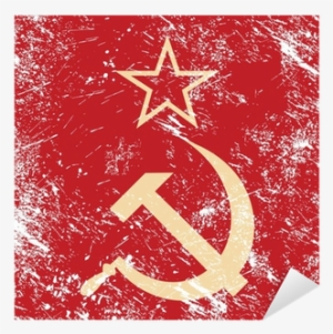 Soviet Union Retro Flag Sticker • Pixers® • We Live - Soviet Heart ...