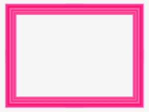 Hot Pink Photo Frame - Free Transparent PNG Download - PNGkey
