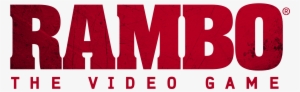Rambo The Video Game First Info - Rambo Logo - Free Transparent PNG ...