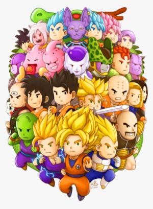 Preview Art - Dragon Ball Z Chibi - Free Transparent PNG Download - PNGkey