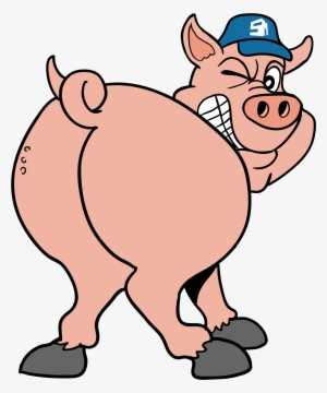 Pig Butt Png Svg Library - Cartoon Pig Butt - Free Transparent PNG ...