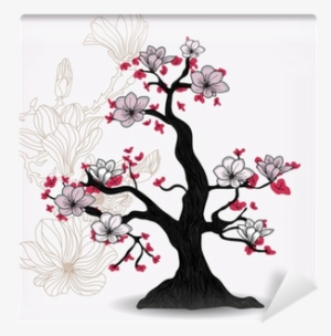 Magnolia Tree Drawing - Free Transparent PNG Download - PNGkey