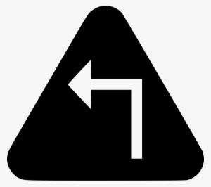 Stunning Sharp Left Turn Png File With Sharp Turn Sign - Illustration ...
