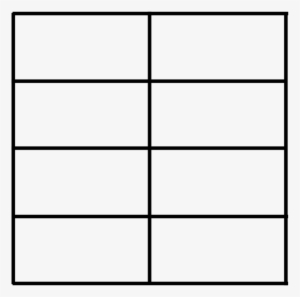 Small - 4 Column 2 Row Table - Free Transparent PNG Download - PNGkey