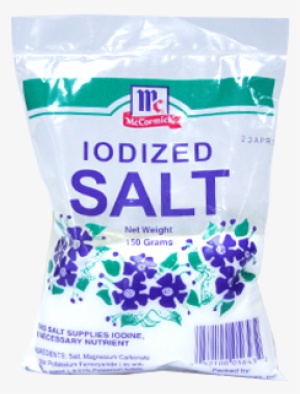 Mcc34 Mccormick Iodized Salt 150g - Iodized Salt Brands Philippines ...