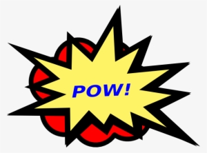 Pow Sticker - Pow Bang Boom - Free Transparent PNG Download - PNGkey
