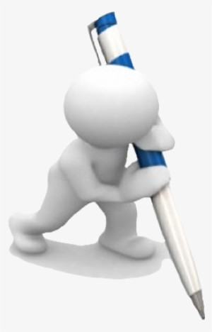 3d Man Writing - 3d Man Icon Png - Free Transparent PNG Download - PNGkey