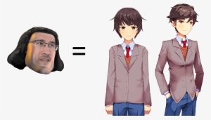 Ddlc - Ddlc Mc Sprites - Free Transparent PNG Download - PNGkey