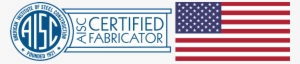 Aisc Fabricator American Flag - Aisc Logo - Free Transparent PNG ...