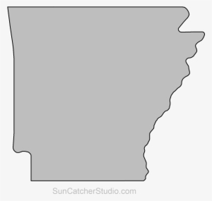 Shape Outline Of Arkansas - Free Transparent PNG Download - PNGkey