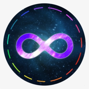 Futuristic Lights Infinity Logo Sticker - Infinity - Free Transparent ...