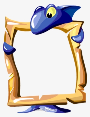 Cartoon Shark Frame Royalty Free Vector Clip Art Illustration - Cartoon ...