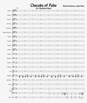Chocobo Of Pulse Sheet Music Composed By Masashi Hamauzu, - Document ...