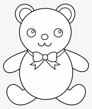 Teddy Bear Face Outline - Teddy Bear Head Drawing - Free Transparent ...