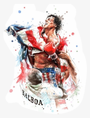 Boxing Sticker - Rocky Balboa - Free Transparent PNG Download - PNGkey