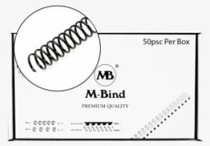 M-bind Plastic Spiral Coil - Wire Binding - Free Transparent PNG ...