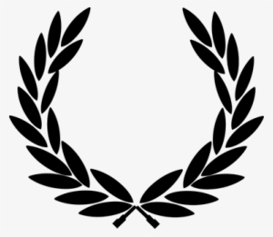 Victory Laurel Wreath Decorative Sticker - Fred Perry Logo - Free ...