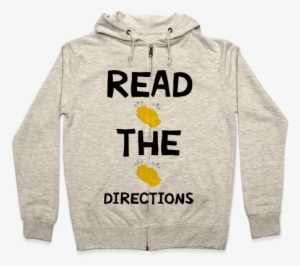 Read The Directions Clap Emoji Zip Hoodie - Introvert Hoodies - Free ...