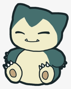 Snorlax Vector Drawing - Pokemon Lineart Snorlax - Free Transparent PNG ...
