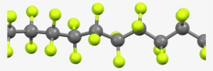 The Chemical Structure Of Teflon - Polytetrafluoroethylene Png - Free ...