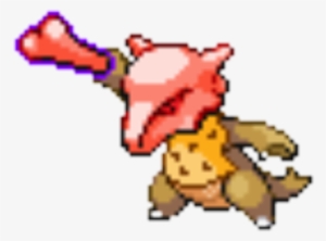 Caveman Marowak - Marowak Pokemon Pearl Sprite - Free Transparent PNG ...