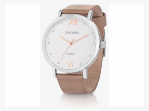 Isadora Merida Silver & Blush Image - Analog Watch - Free Transparent ...