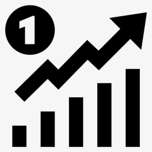 Total Sales Icon - Growth Graphic Black - Free Transparent PNG Download ...